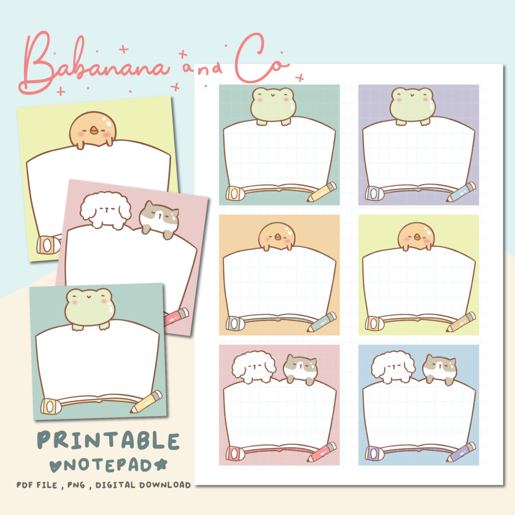 Cute Stationery Memo,Note Pad Digital Digits Stickers ,Cute Printable ...